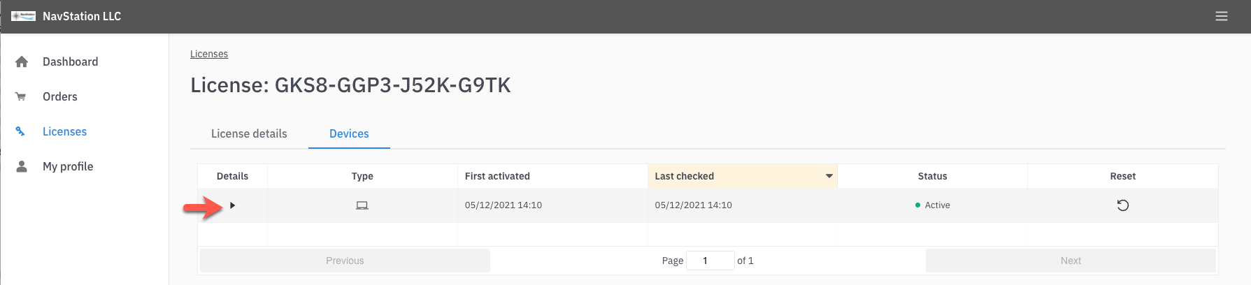 License Key Management — NavStation